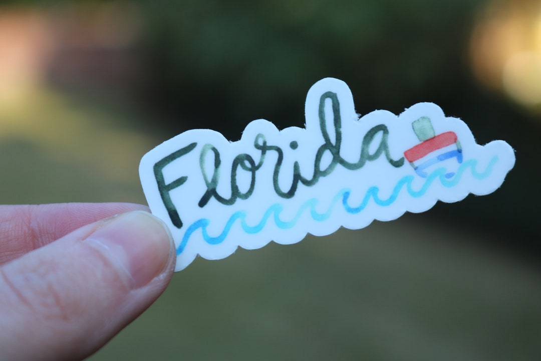Florida Sticker, FSU Sticker, Beach Sticker, Florida State Sticker ...