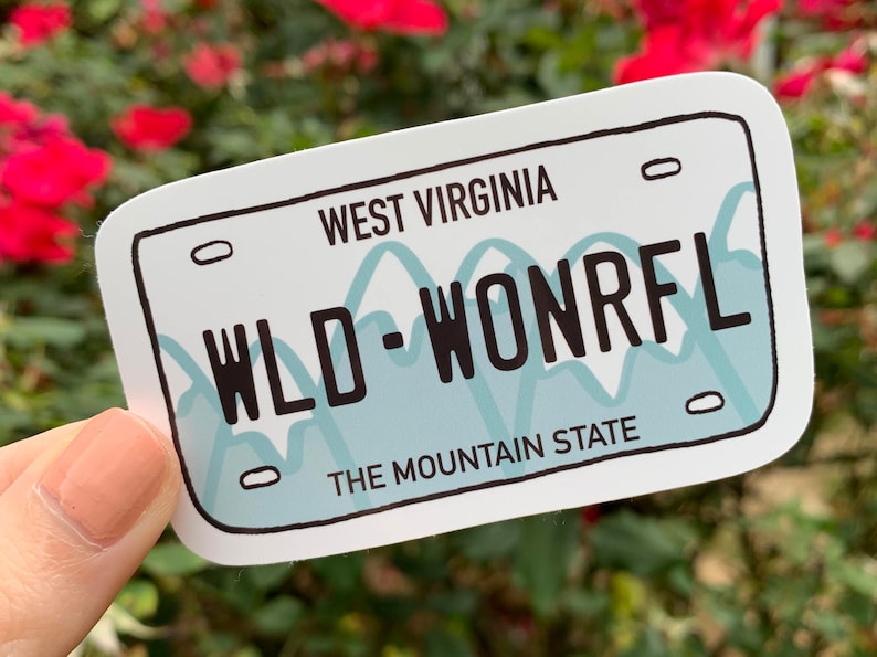 Southern States License Plate Sticker Travel Decal - Etsy