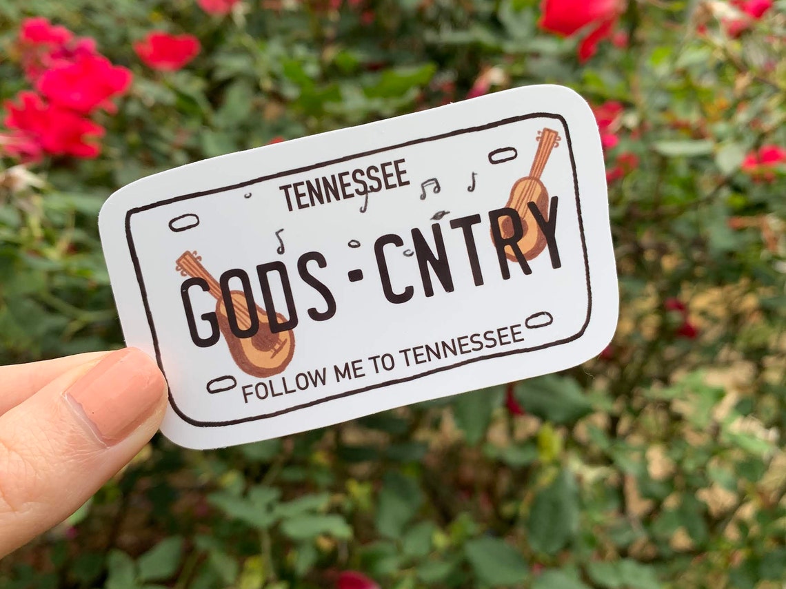 Southern States License Plate Sticker Travel Decal | Etsy