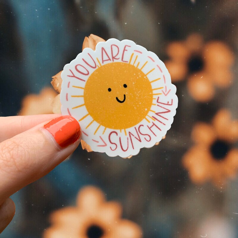 Sunshine Sticker - Etsy