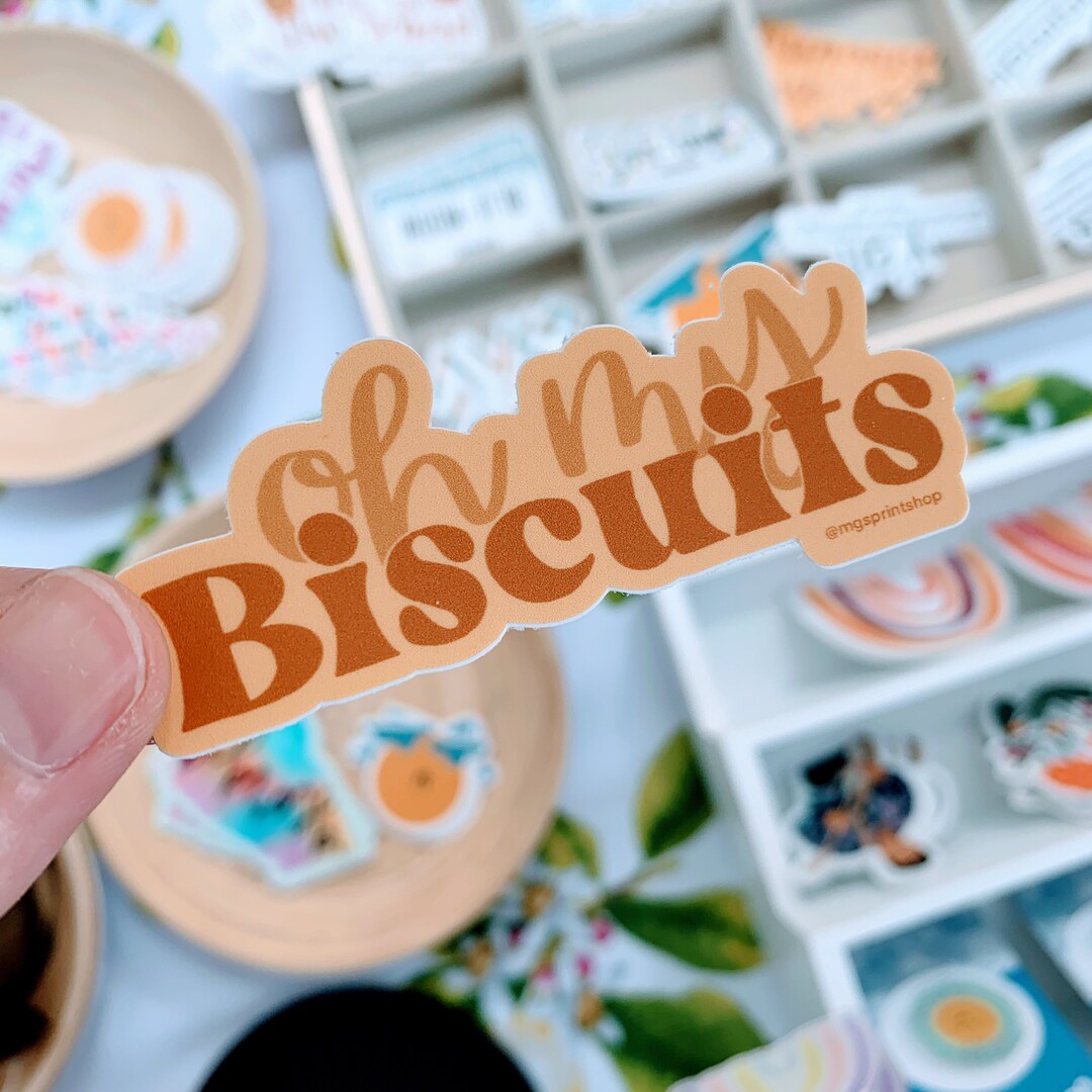 Oh My Biscuits Sticker, Teacher Sticker, Teacher Phrase Sticker ...