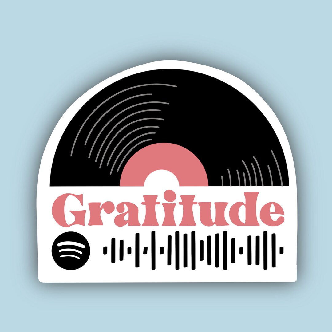 Record Spotify Code Sticker, Vinyl Record Sticker, Spotify Song Code ...