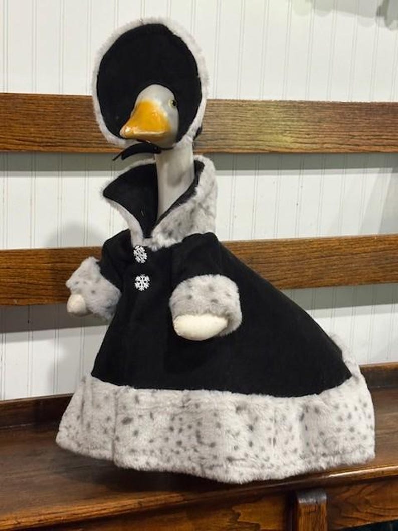 Stunning Snow Leopard Winter Goose Outfit by Goose Clothes and More - Etsy
