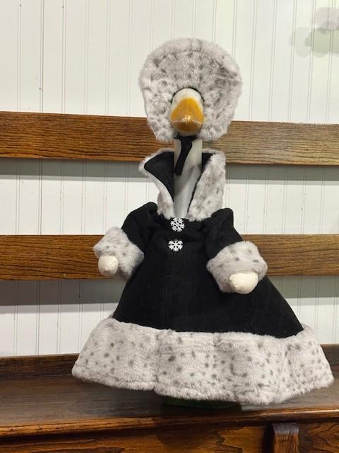 Stunning Snow Leopard Winter Goose Outfit by Goose Clothes and More - Etsy