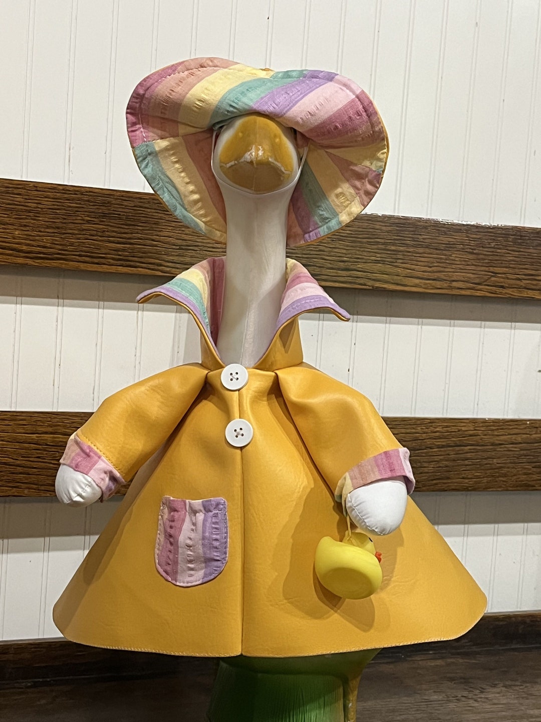 Gary Goose Needed a Yellow Slicker Goose Outfit by Goose Clothes and ...