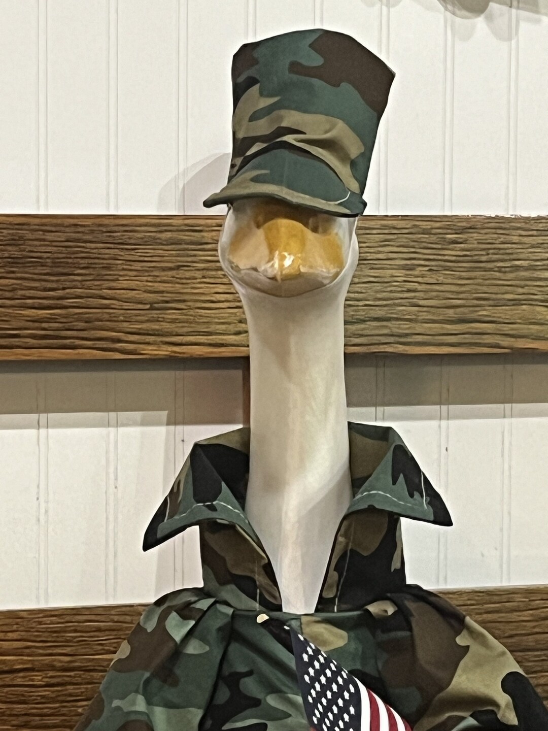 Regular Army Goose : Regular Army Camo Goose Waving Old Glory by Goose ...