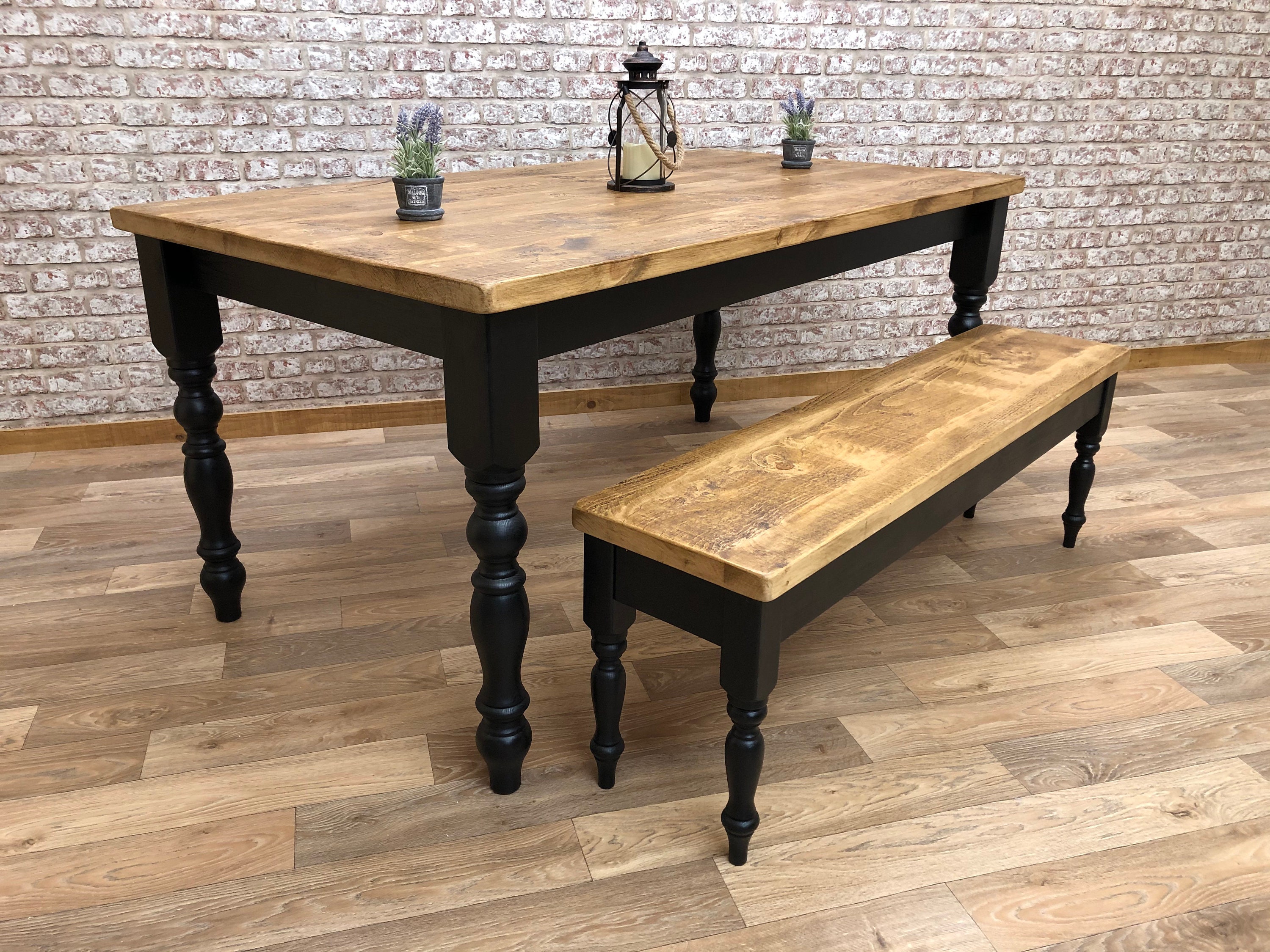 Rustic Reclaimed Farmhouse Dining Table Farm House Table - Etsy Canada