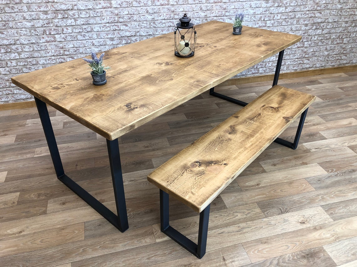 Extendable Dining Table Reclaimed Kitchen Table Reclaimed - Etsy