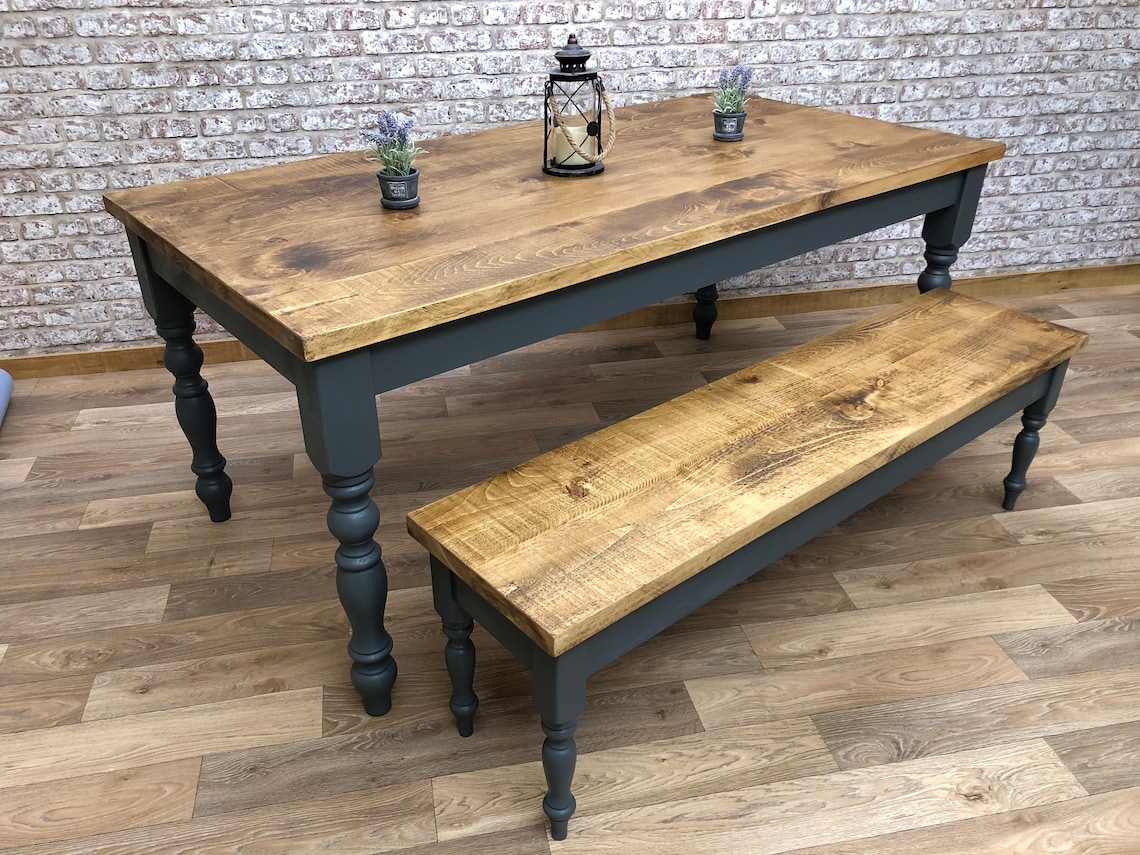 Rustic Reclaimed Farmhouse Dining Table Farm House Table - Etsy Canada