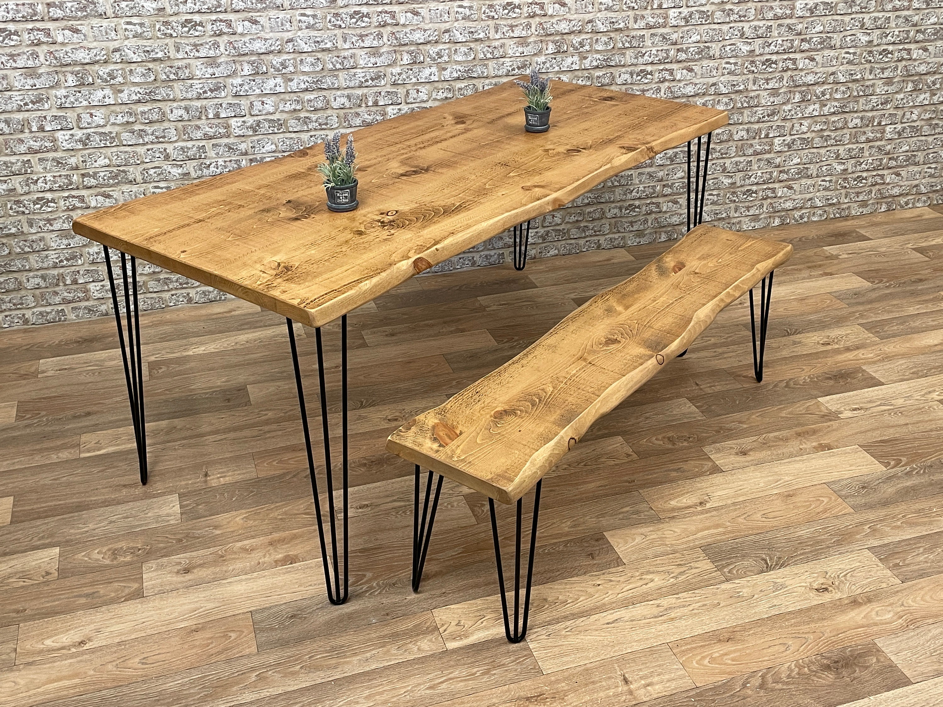 Hairpin table and bench store