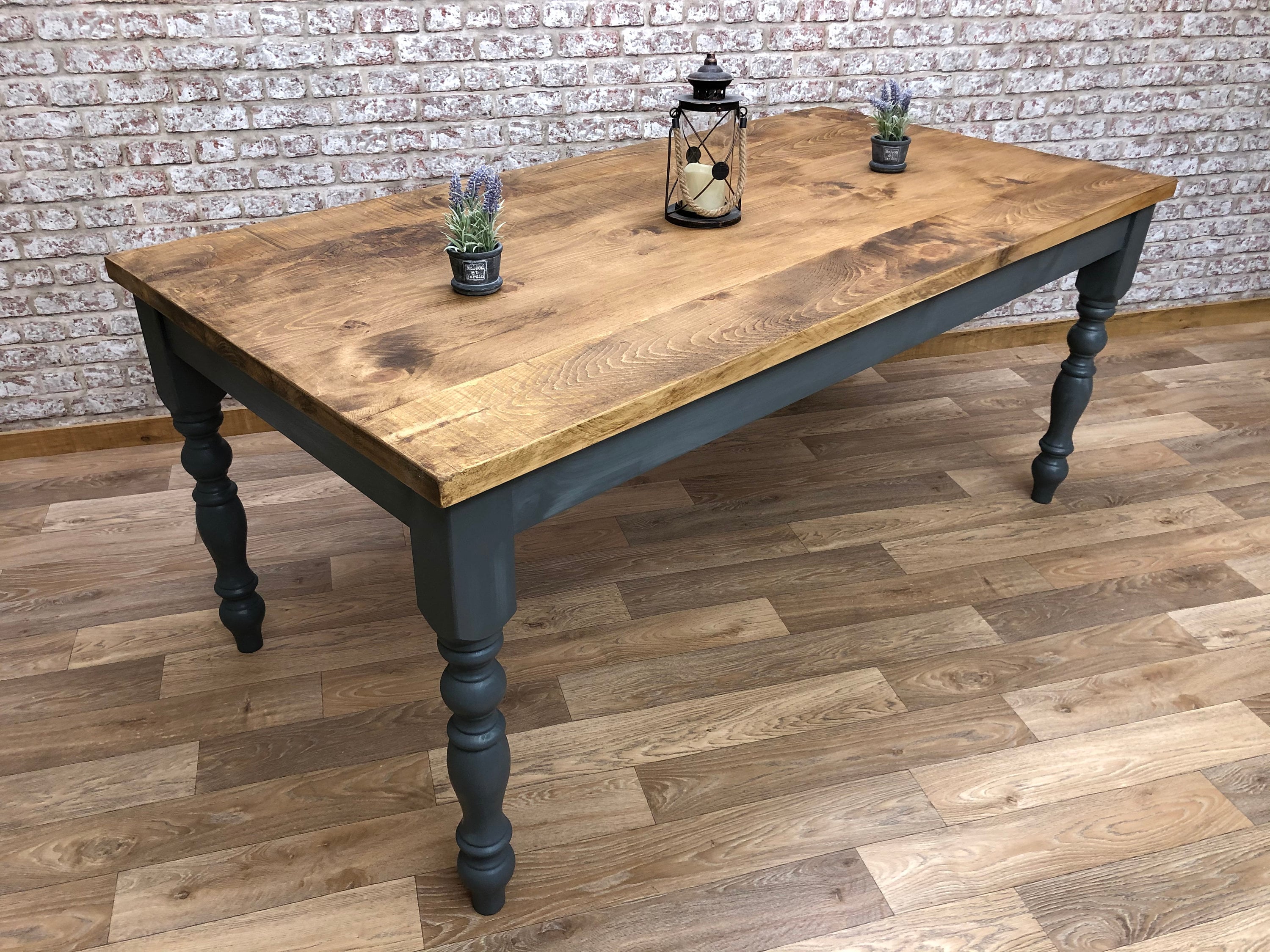 Rustic Reclaimed Farmhouse Dining Table Farm House Table - Etsy Canada