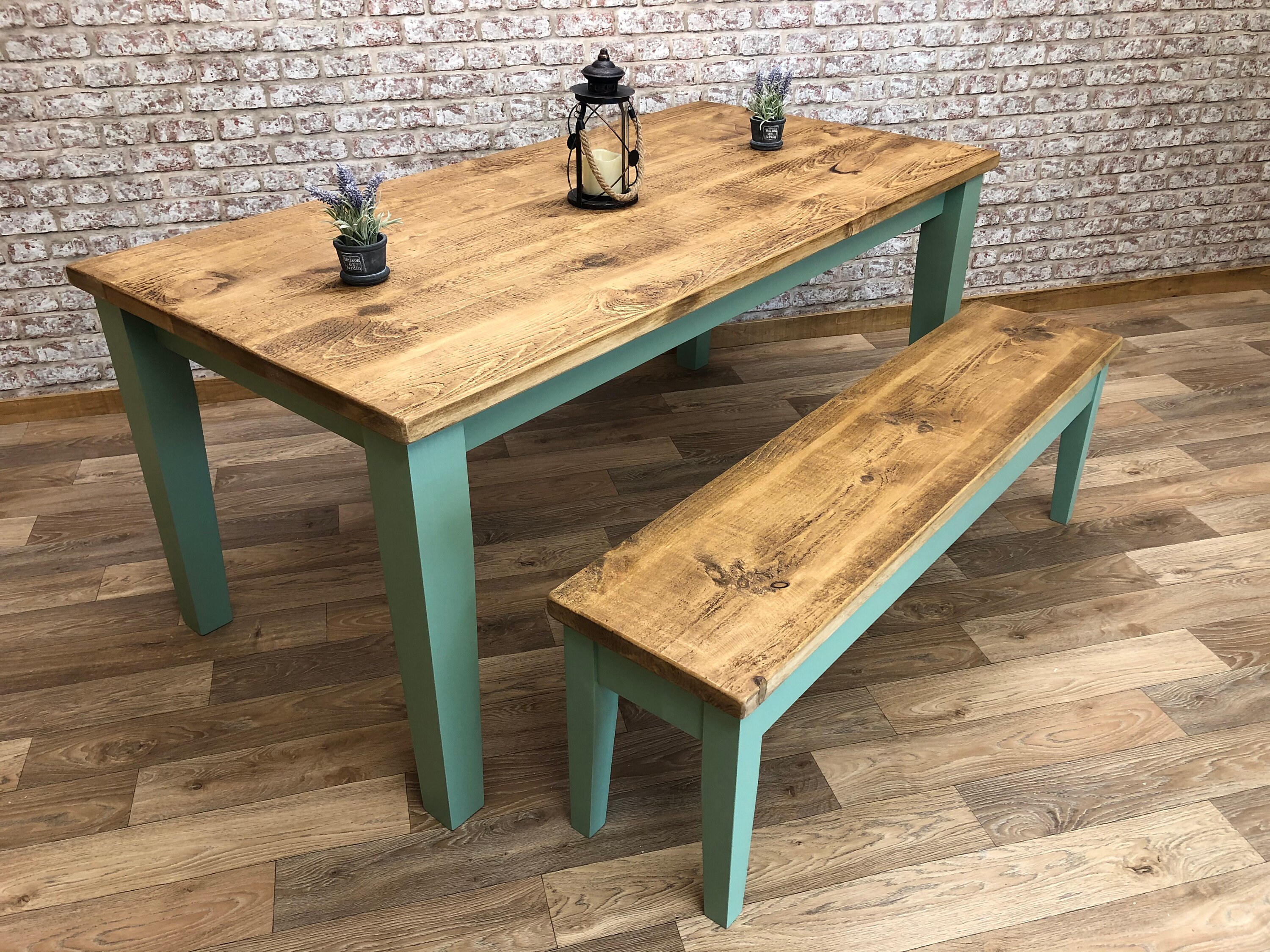 Rustic Reclaimed Farmhouse Dining Table Farm House Table - Etsy UK