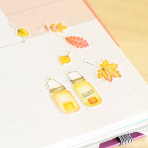 Autumn / Fall - Watercolor Planner Stickers - Etsy