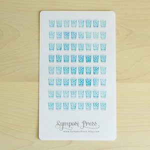 Hydrate ~ Daily Water Intake / Hydration Tracker - Watercolor Planner ...