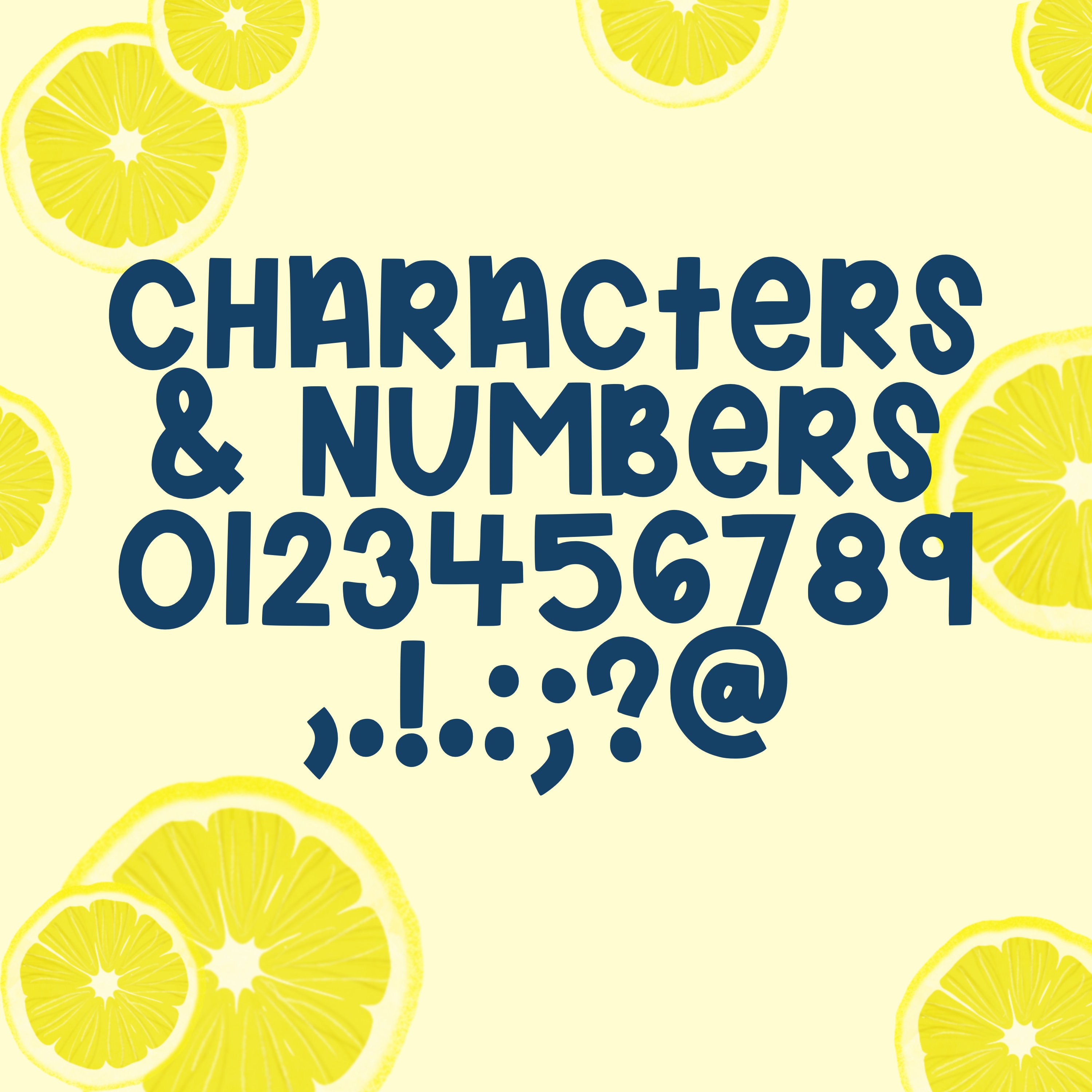 Lemon Squeeze Font Hand Written Font Procreate Font Cricut - Etsy