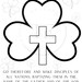 St. Patrick's Day Christian Activity Coloring Pages (two) Father, Son ...