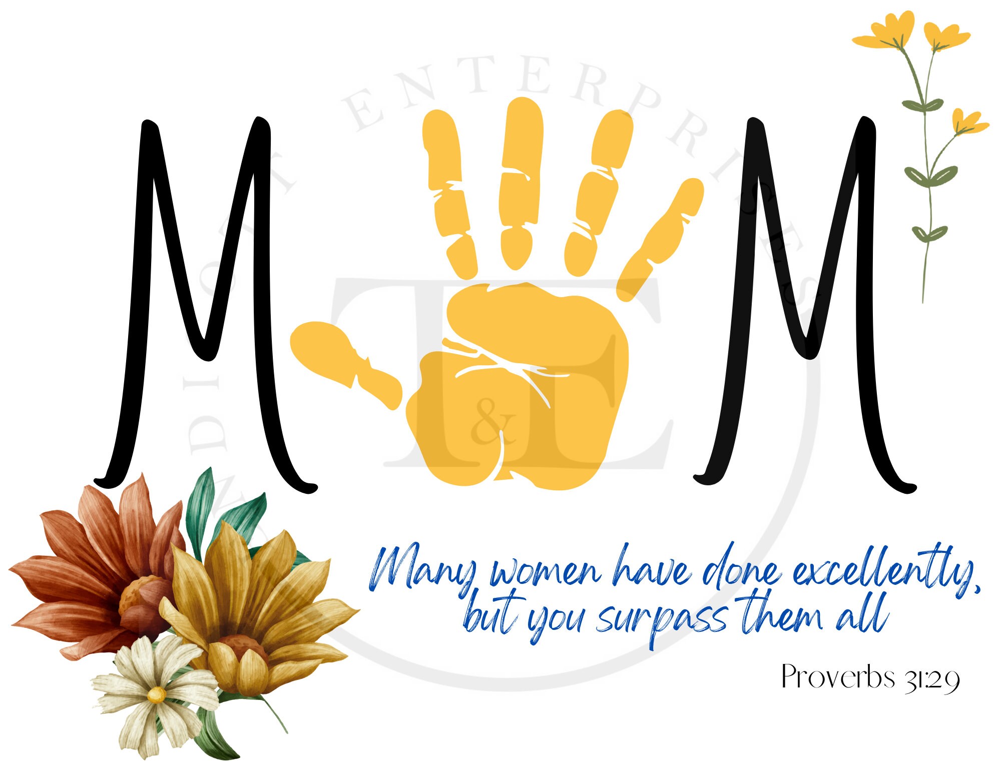 Mother's Day Handprint Art, Christian, Religious, Mommy Activity, Kids ...