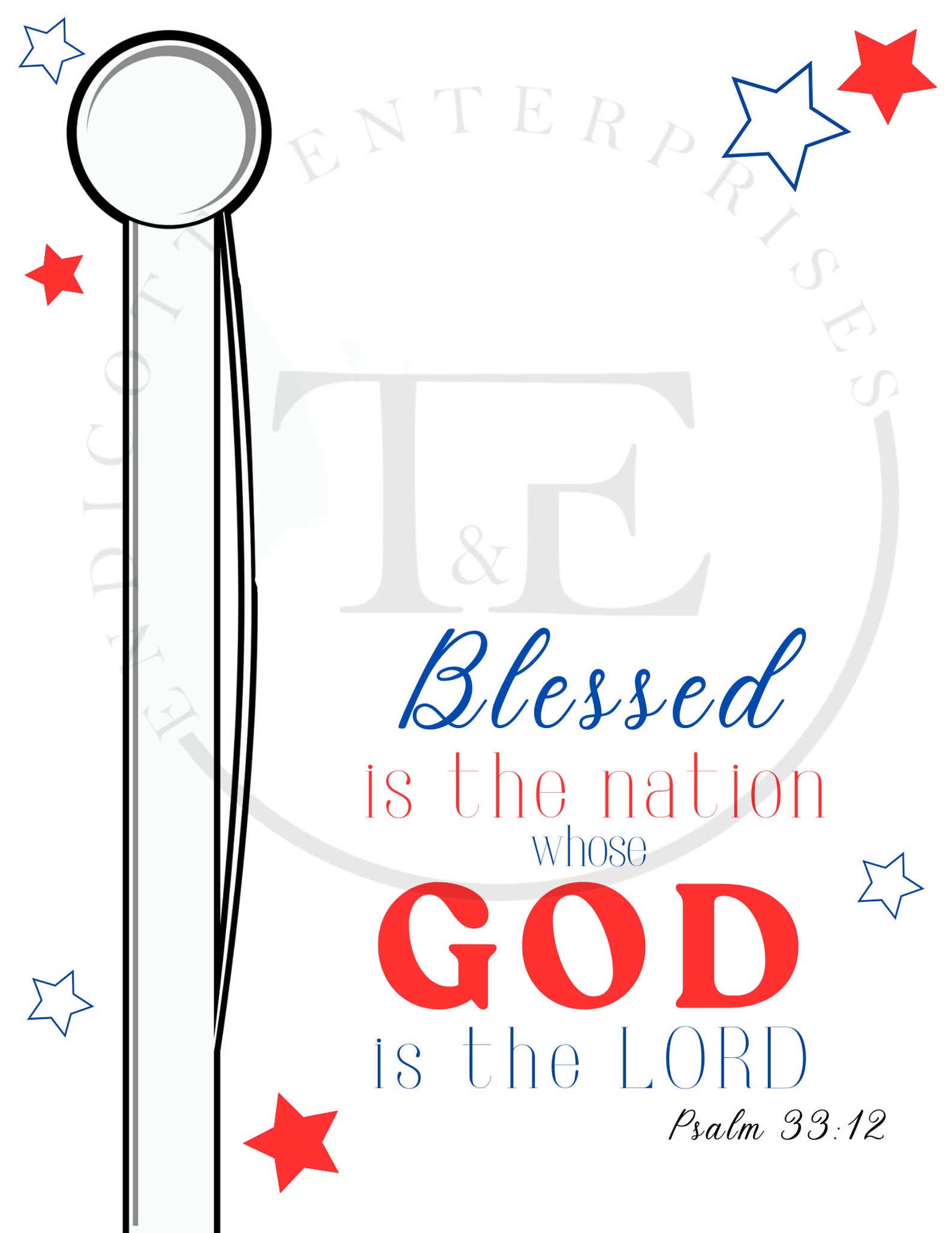 4th of July Christian Activity Coloring Painting Pages (two) Flag ...
