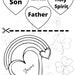 St. Patrick's Day Christian Activity Coloring Pages (two) Father, Son ...
