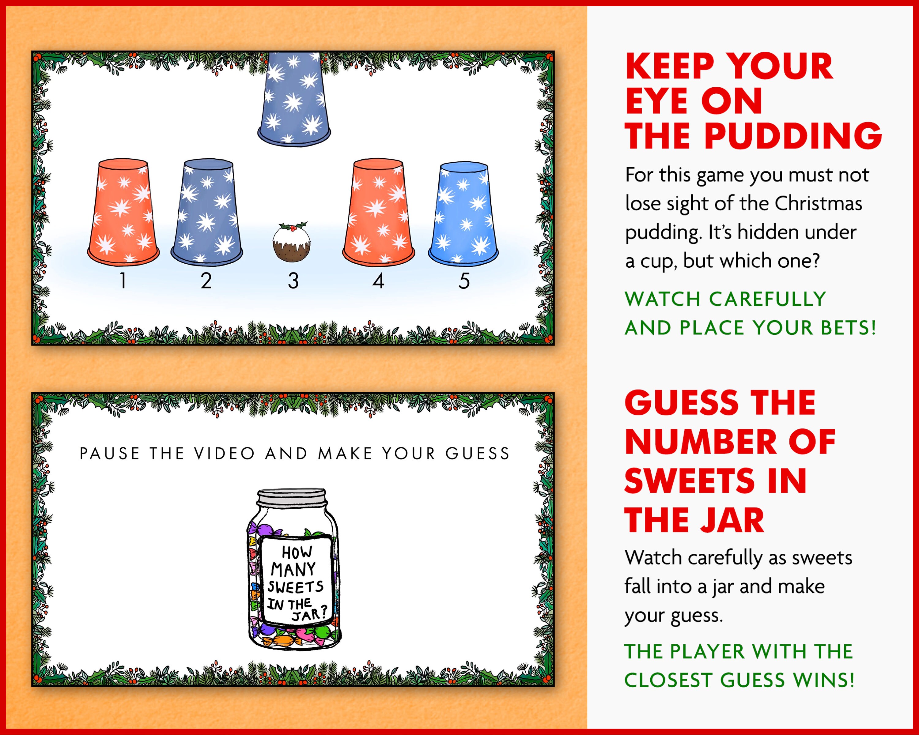 Complete Work Christmas Party Pack! Virtual Staff Party, End of Year ...