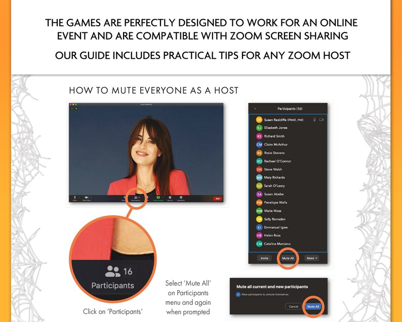 Kids Halloween Virtual Games Pack, Children's Halloween Safe Online ...