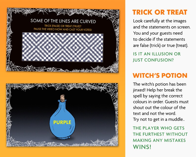 Kids Halloween Virtual Games Pack, Children's Halloween Safe Online ...