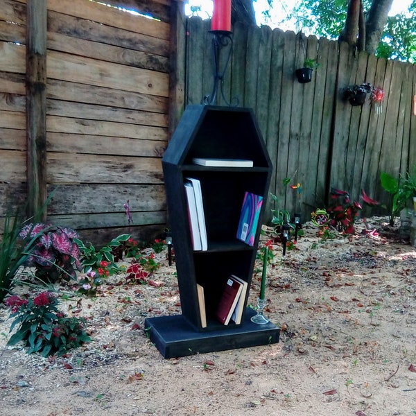 Coffin Bookcase - Etsy