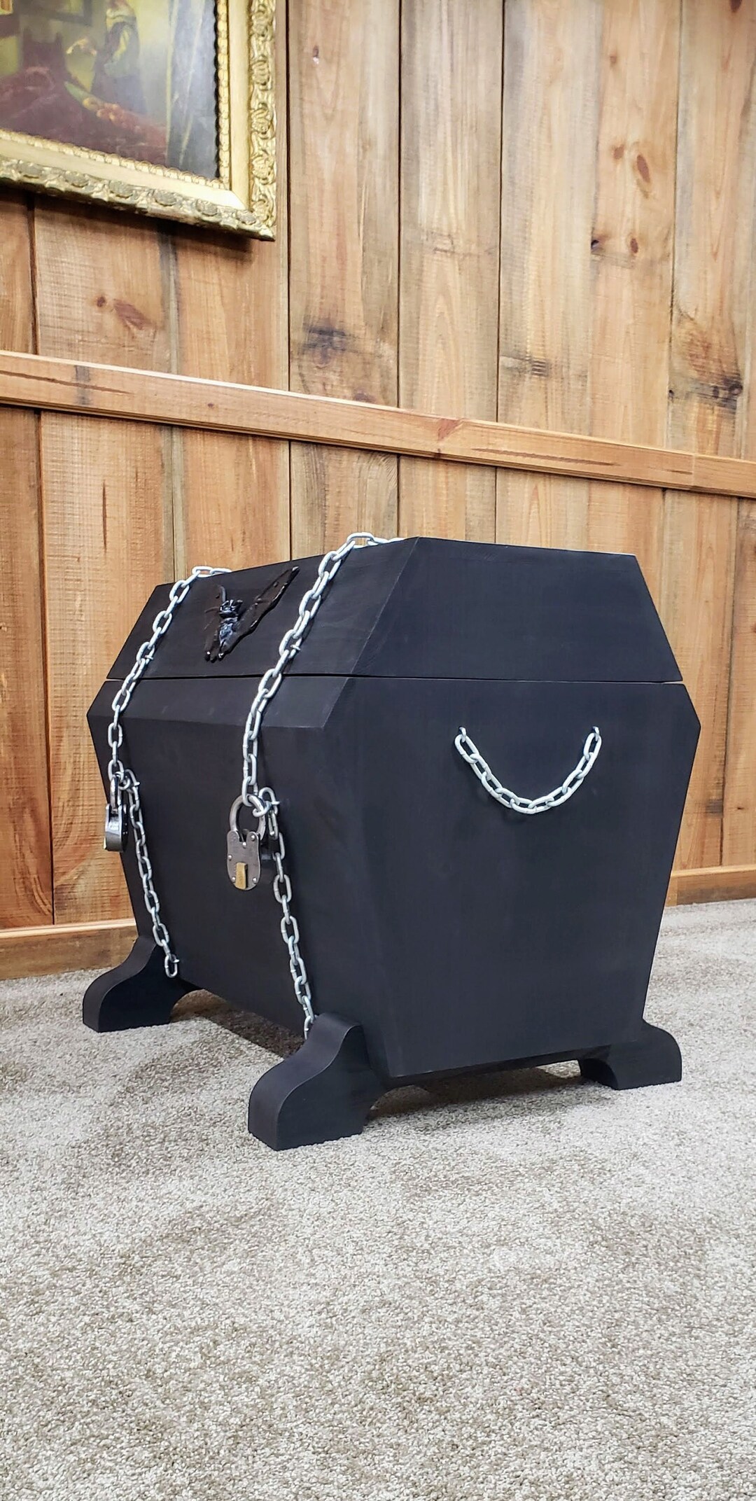 Coffin Chest,gothic Coffin,dracula Trunk,gothic Coffin,treasure Chest ...