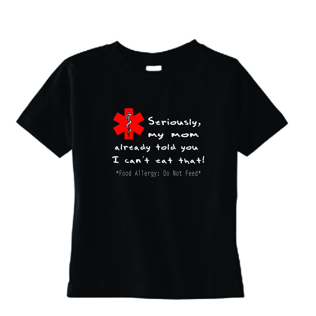 Food Allergy Warning Shirt: Do Not Feed FPIES Tee - Etsy