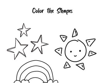 Printable Coloring Page- Pre-k Curriculum Worksheets- Printable ...