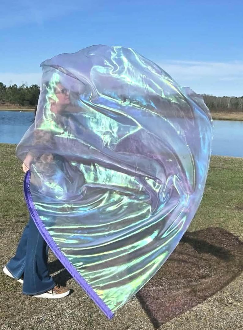 Handmade Iridescent Pearl Organza Worship Flags – Set of 2 - Etsy