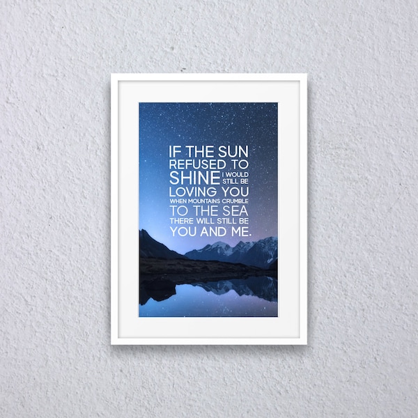Led Zeppelin Lyric Print - Etsy