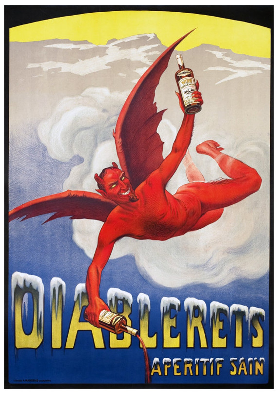 Vintage Printable Advertising Poster Available as a Digital Download ...