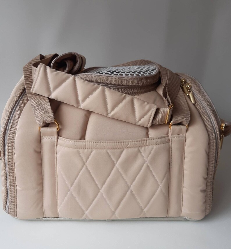 Pet Carrier Travel Box beige Color S Size: 37 L. 23 W. 24 - Etsy