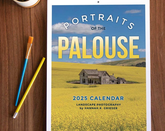 2025 Palouse Landscape Calendar With XL 11x17" Pages, Easy Tear-off Binding & Photos Sized for ...