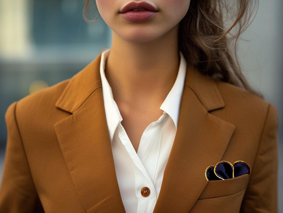 Navy Blue Round Pocket Square– Custom Wedding Accessory - Etsy