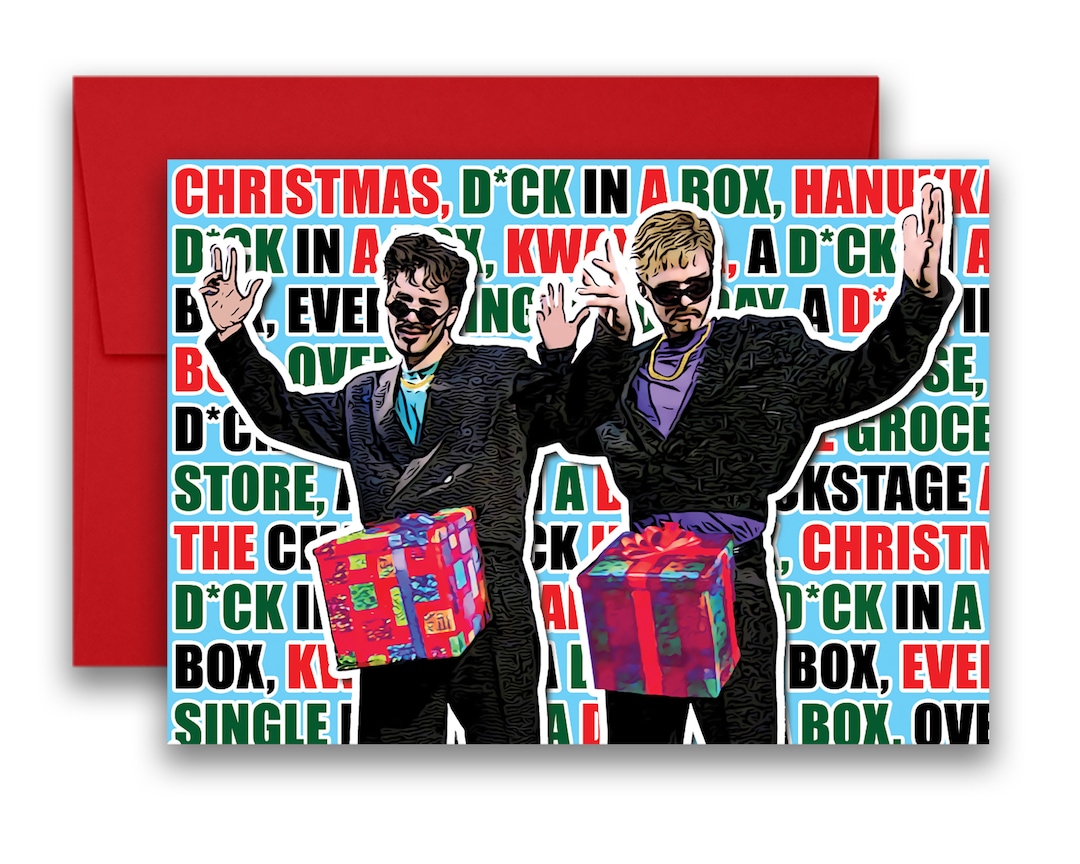 D*ck in a Box Justin Timberlake Holiday Card 5x7 Inch W/envelope - Etsy