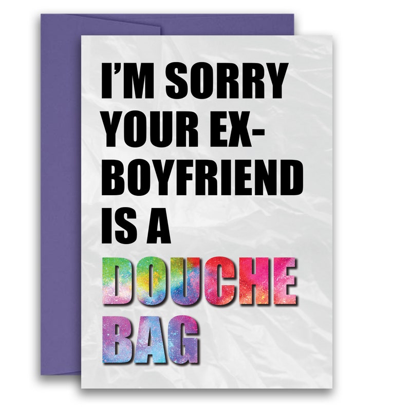 Break up Card - Etsy