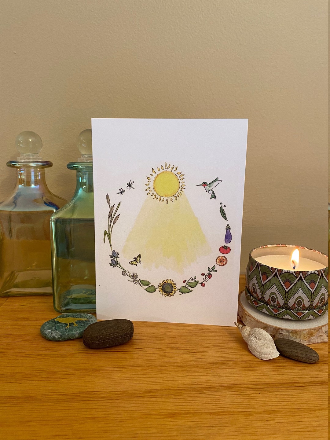 Litha Greeting Card - Etsy UK