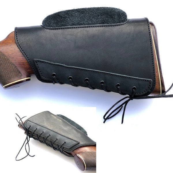 Leather Rifle Cheek Rest - Etsy