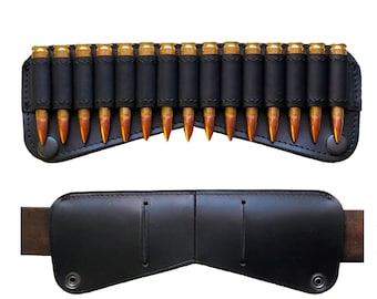 Leather Rifle Cartridge Case - Etsy