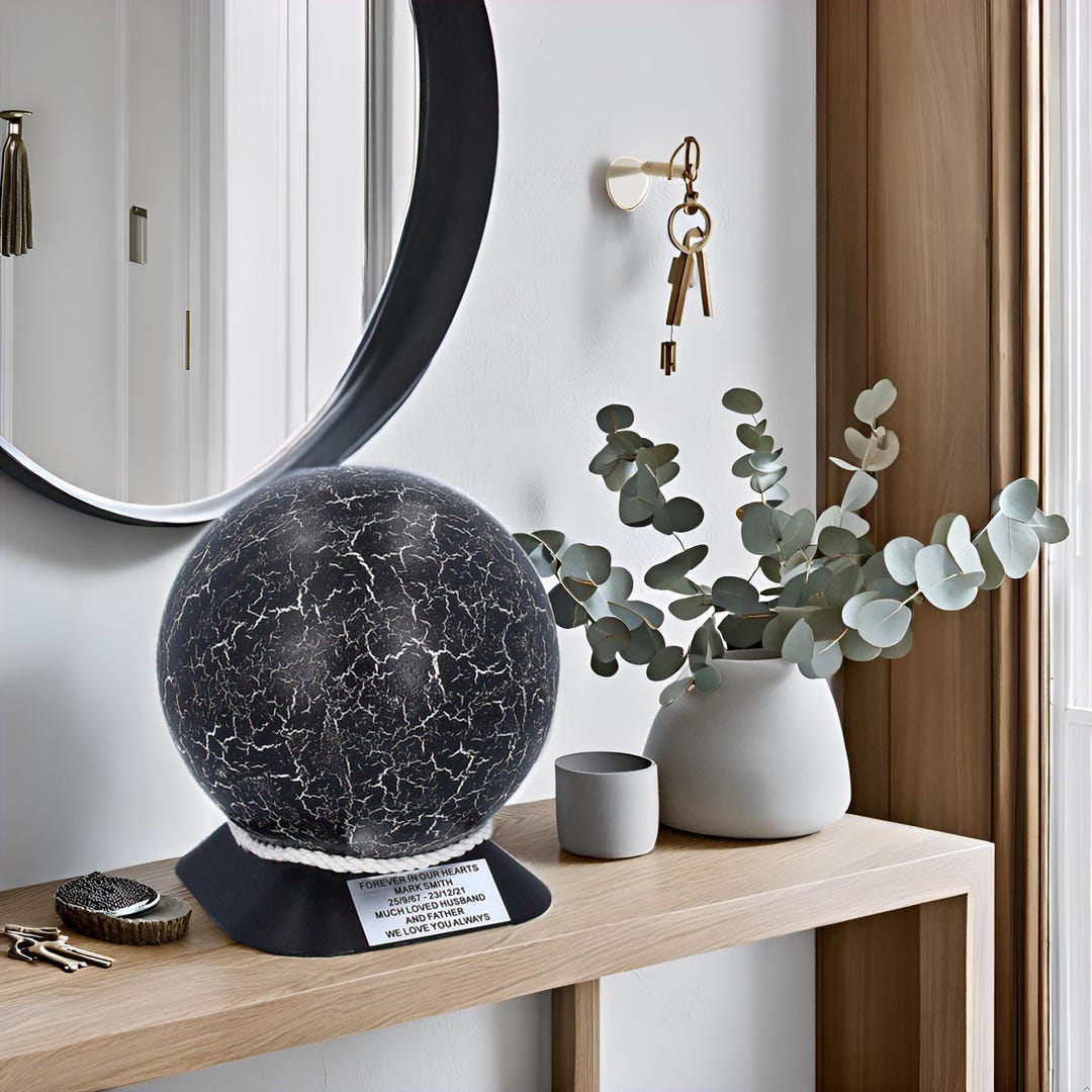 Cremation Urn for Human Ashes Rustic Urn Design Stainless Steel Urn ...