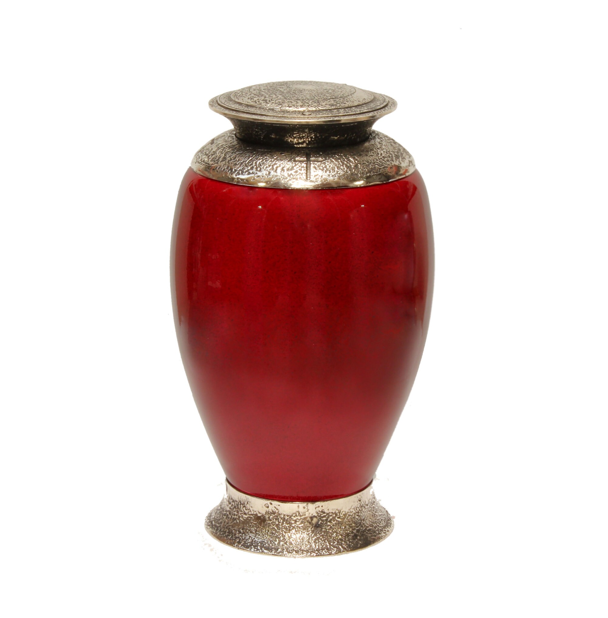 Exclusive Beautiful Glass Cremation Urn- Red Funeral Urn for Ashes ...