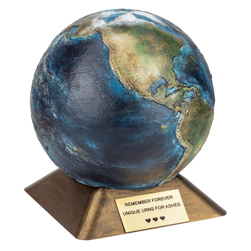 Globe for Human Ashes - Etsy