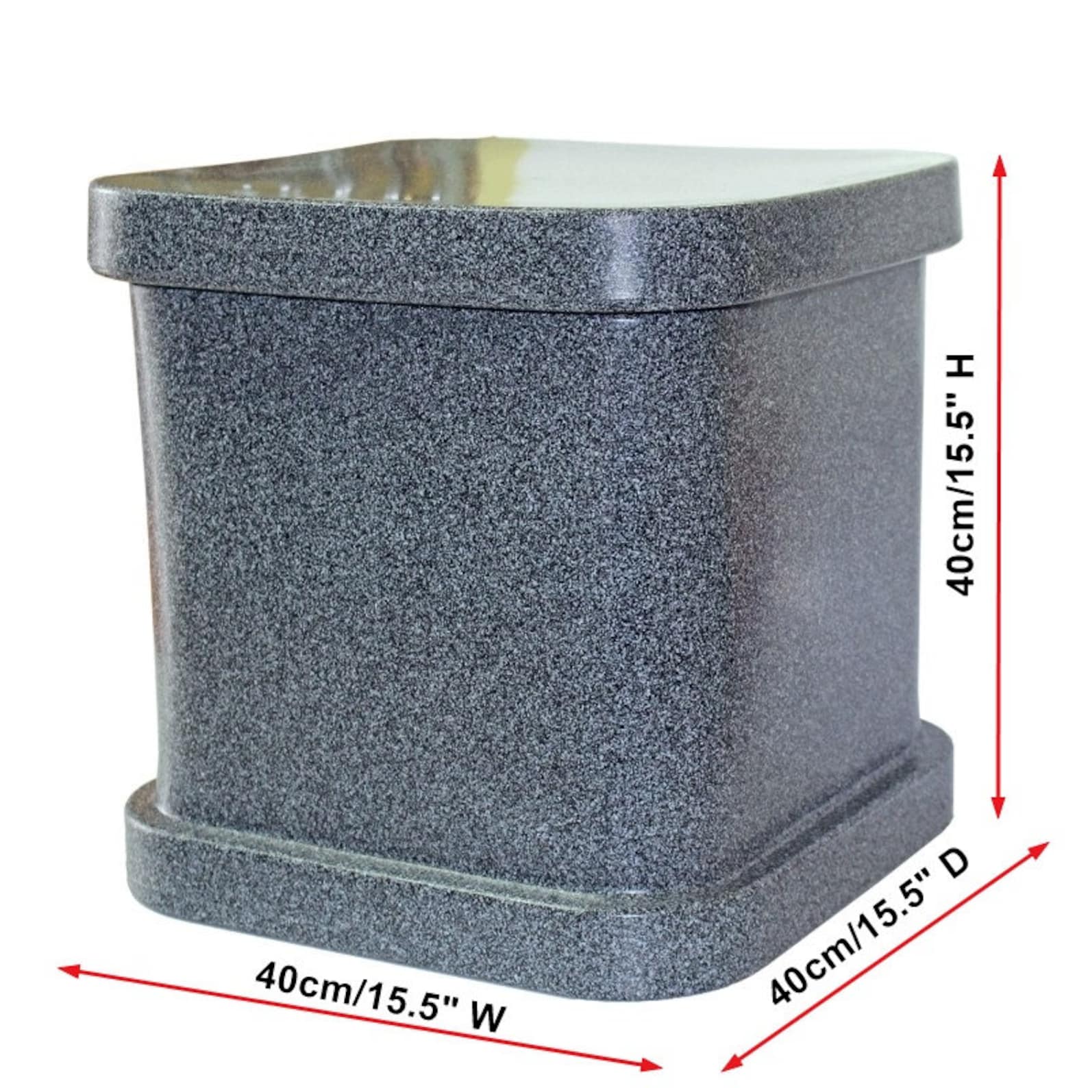 Burial Set of Cremation Urn and Vault for Burial With Urn for Ashes Urn ...