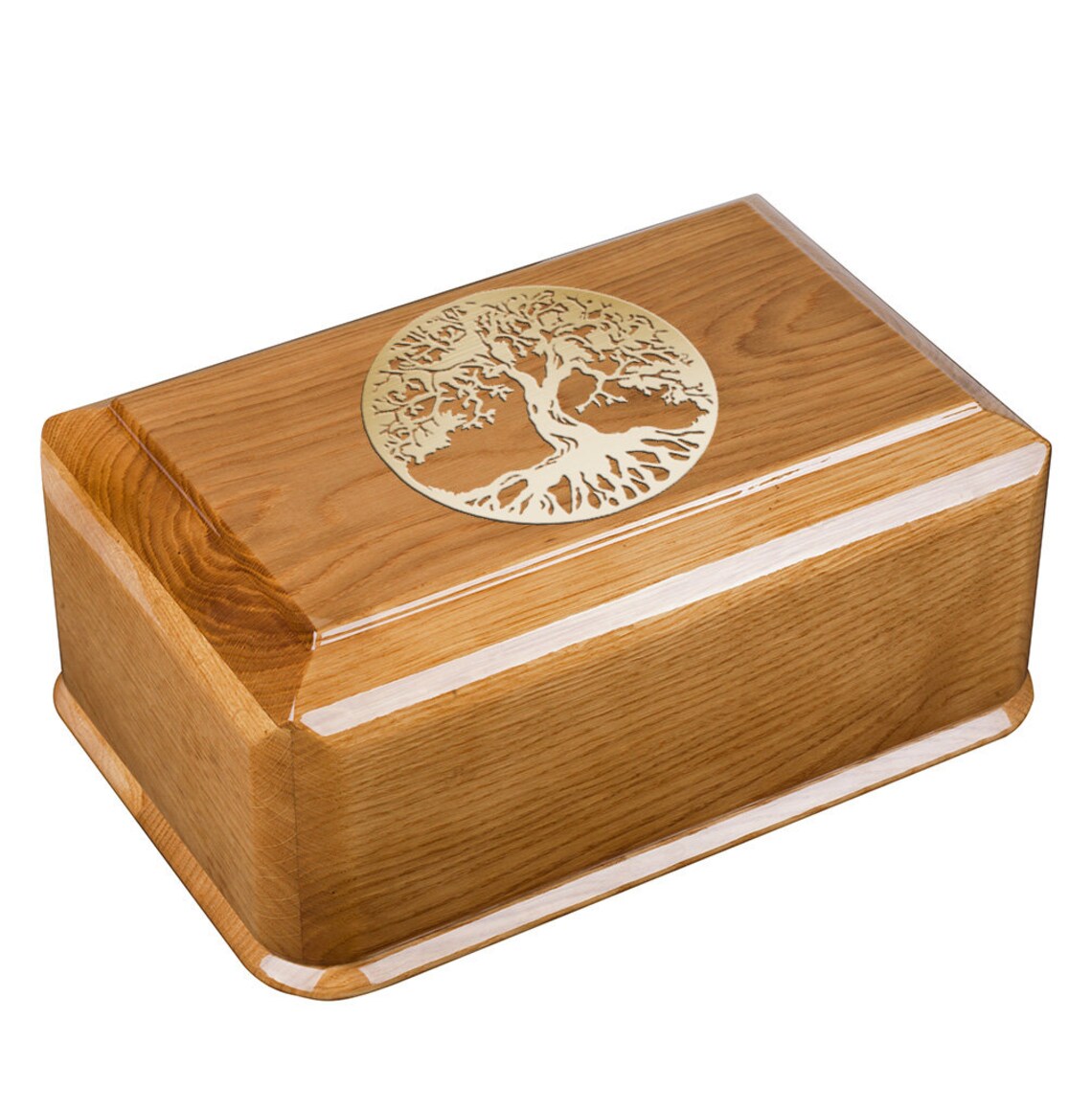 Tree of Life Solid Wood Casket Human Funeral Ashes Urn for - Etsy UK