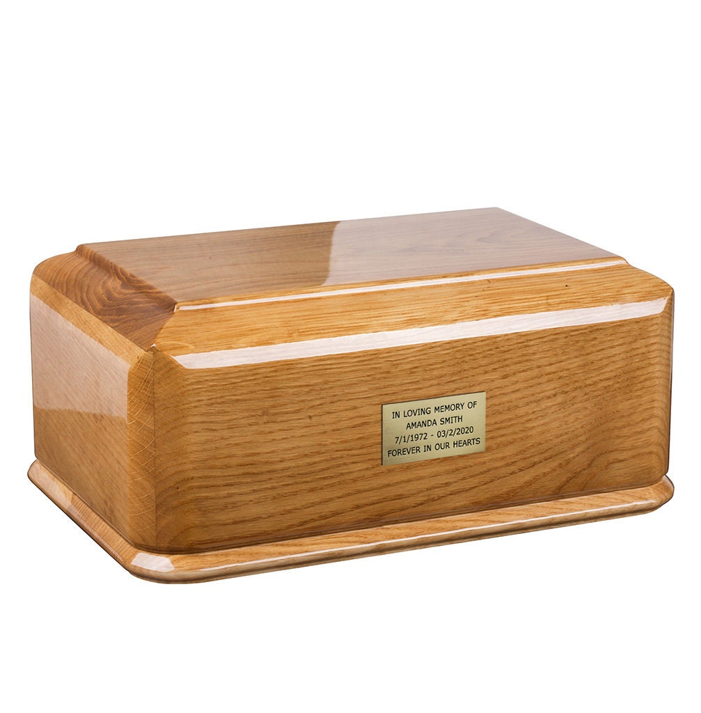 Tree of Life Solid Wood Casket Human Funeral Ashes Urn for - Etsy UK