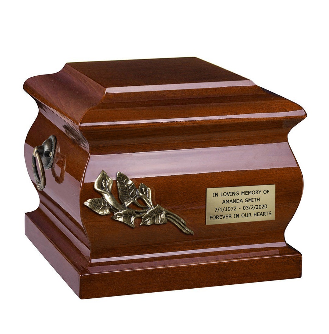 Bella bara in legno massello urna funeraria per ceneri per - Etsy Italia