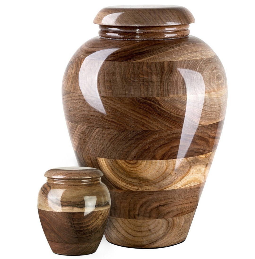 Special Italian Walnut Cremation Funeral Urn for Ashes Cremation Urn ...