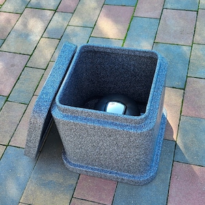 Burial Set of Cremation Urn and Vault for Burial With Urn for Ashes Urn ...